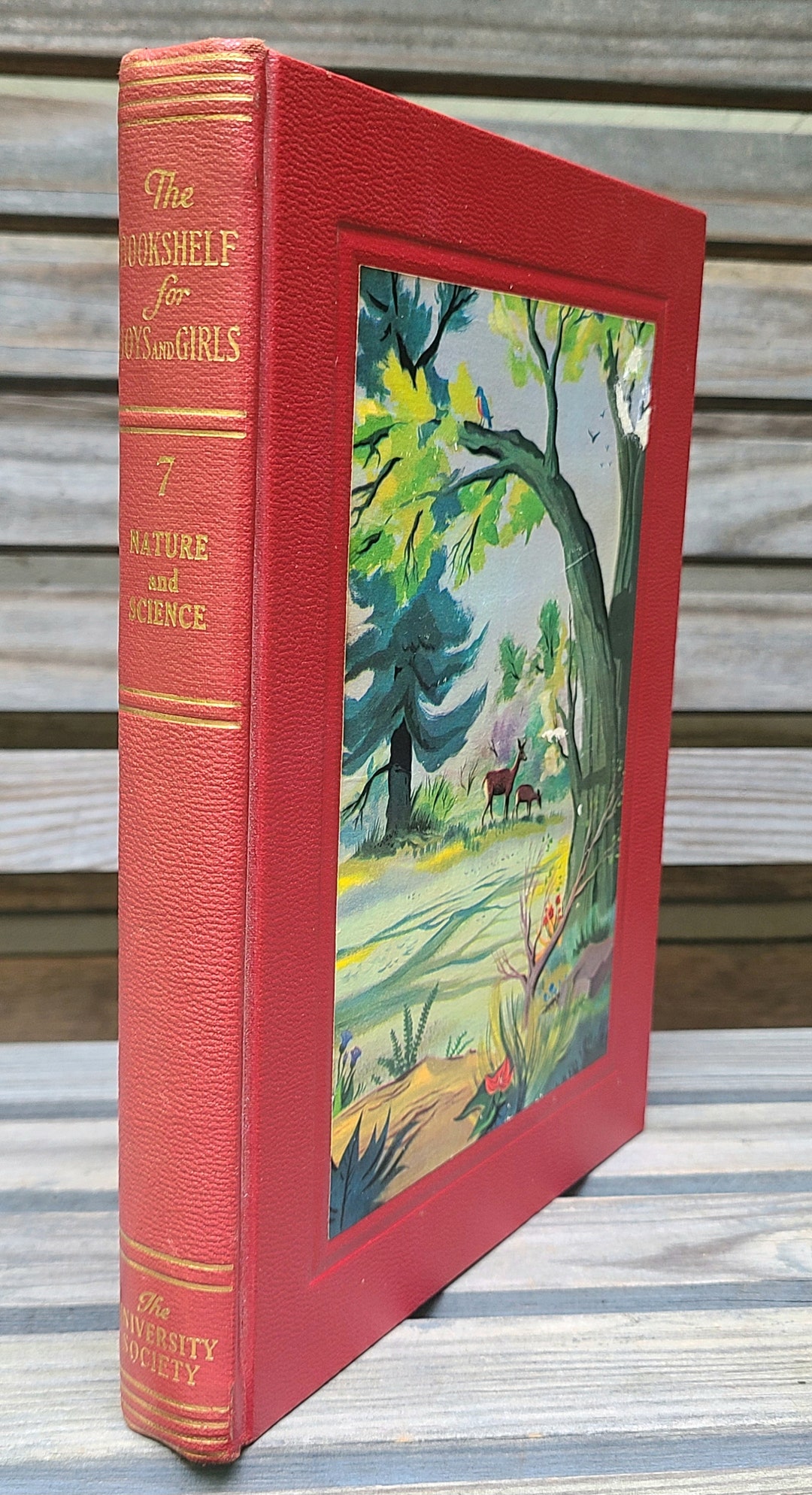 1959 the Bookshelf for Boys and Girls/7/nature and Science/university ...