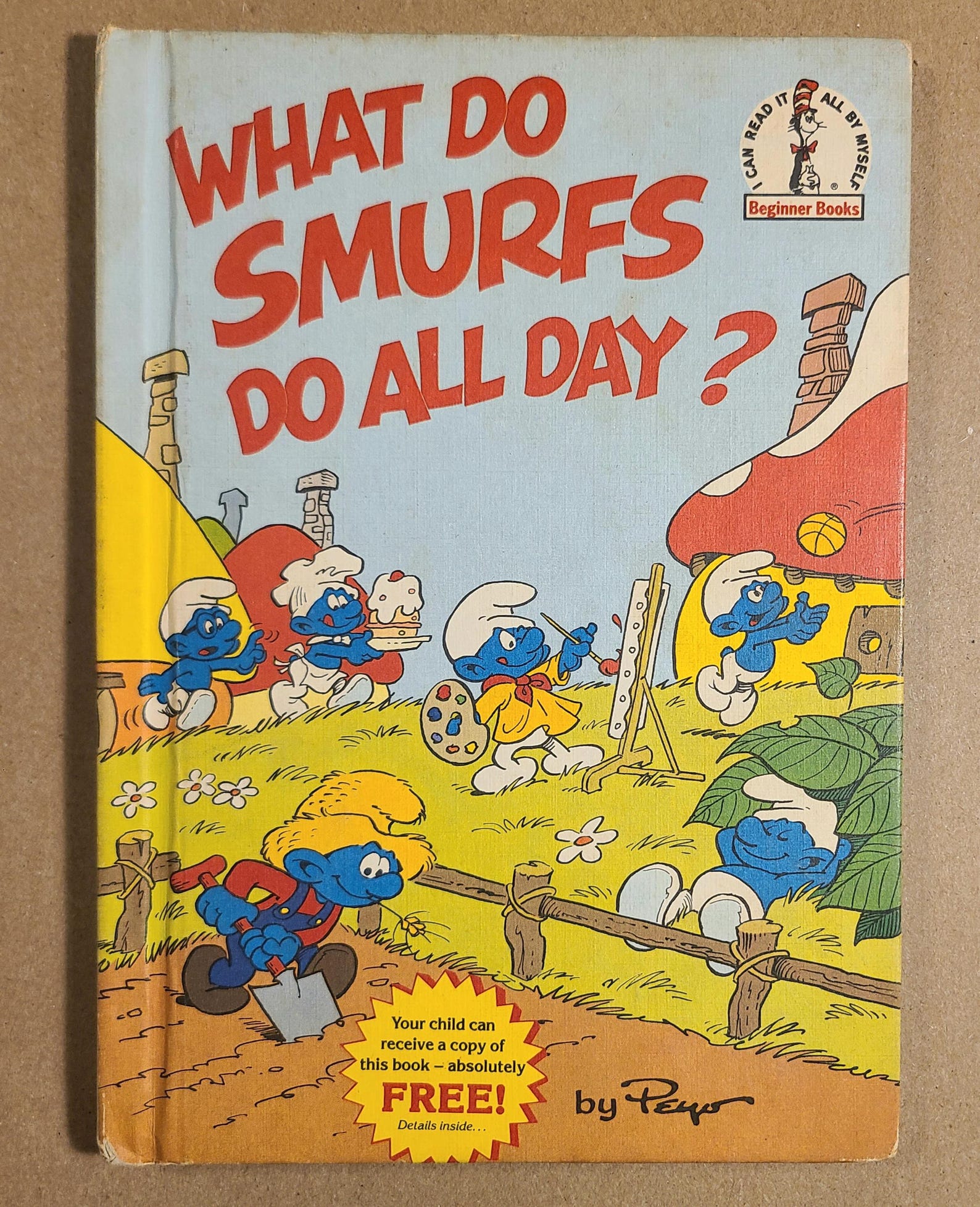 1983 What Do Smurfs Do All Day?/1980s Vintage Children's Books/kids ...