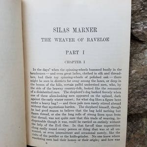 1928 Eliot's, Silas Marner~~ Vintage Book, Pocket Sized/ Classic Books ...