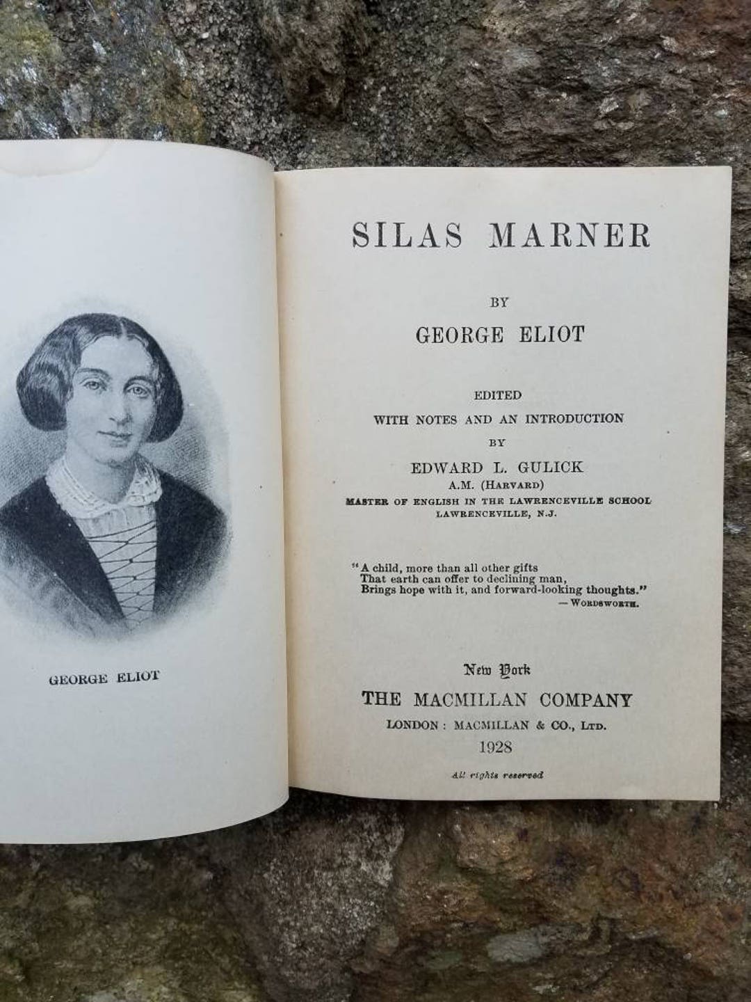 1928 Eliot's, Silas Marner Vintage Book, Pocket Sized/ Classic Books ...