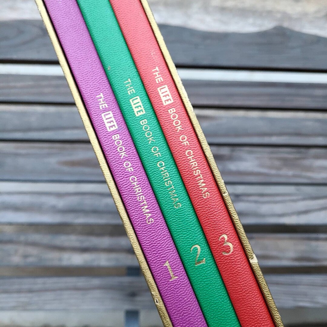 Vintage Christmas Books/1963/life Book of Christmas/3 Volume/1960s ...