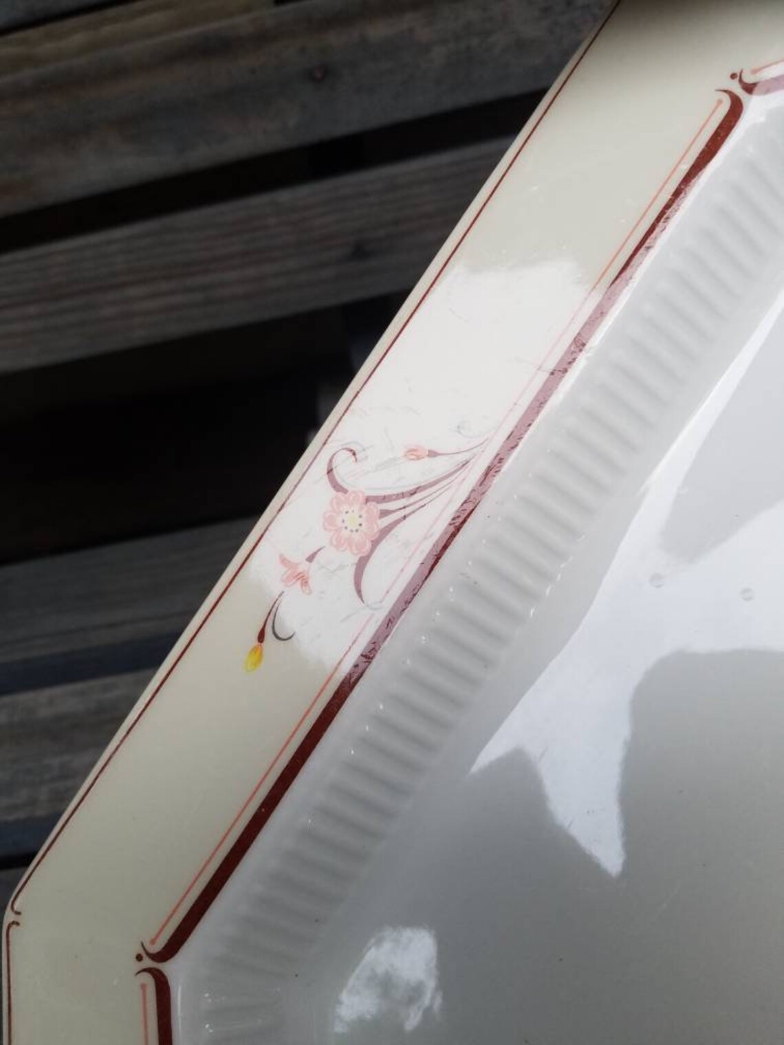 Nikko Classic Collection Octagonal Cream Colored Platter - Etsy