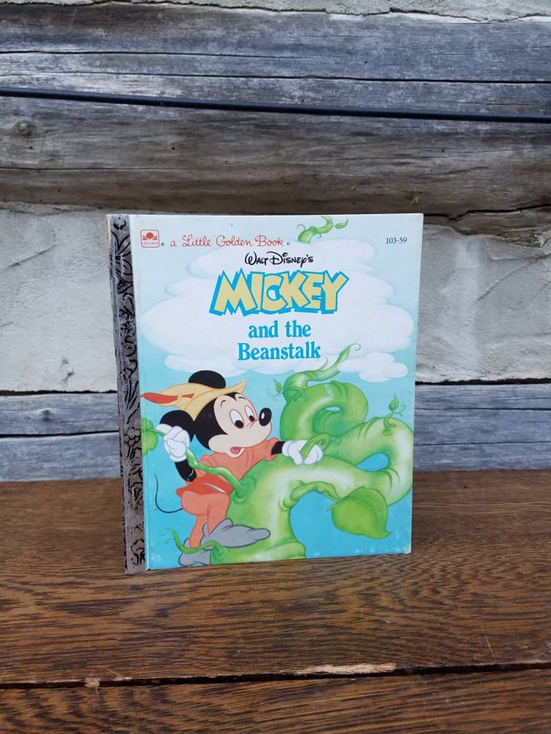 Mickey Mouse, Mickey and the Beanstalk, Disney Little Golden Book Walt ...