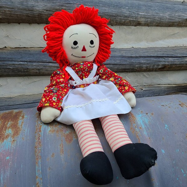 Red Hair Rag Doll - Etsy