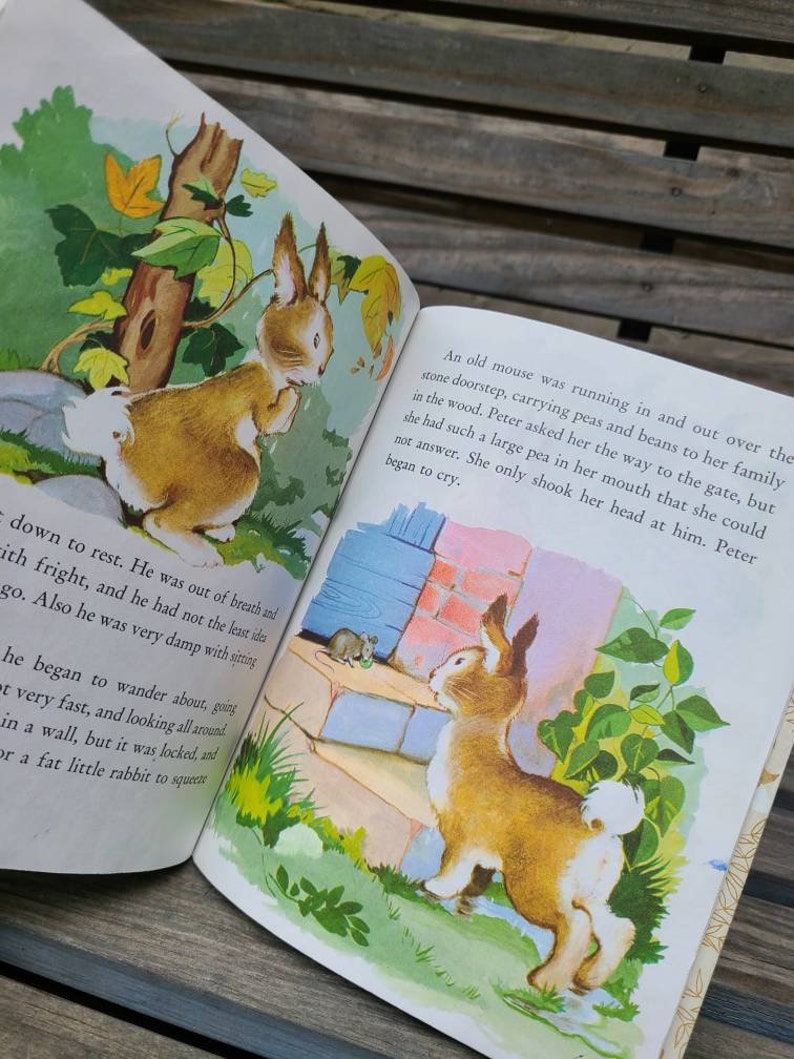Tale of Peter Rabbit/little Golden Book/vintage Childrens - Etsy