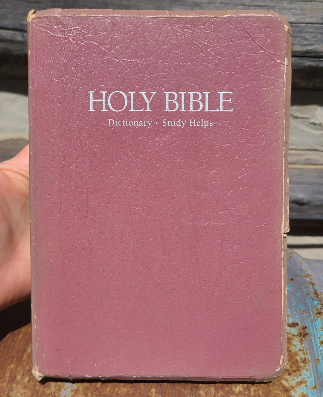 C. 1979 Vintage Bible/dictionary/pink/dusty Rose/1970s/retro/old and ...