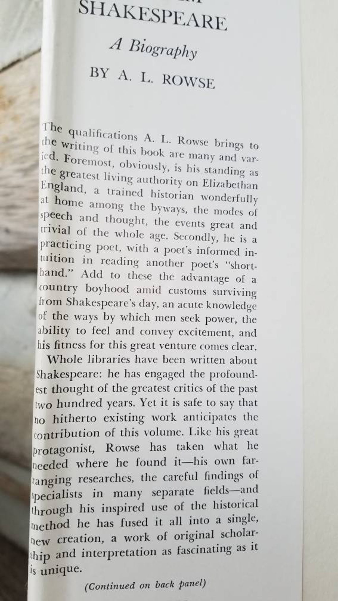 William Shakespeare Biography First Edition Vintage Book A. | Etsy
