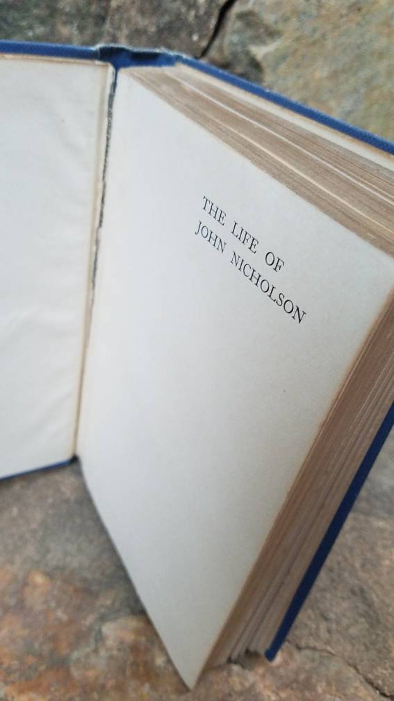 Life of John Nicholson/antique 1800s British India | Etsy