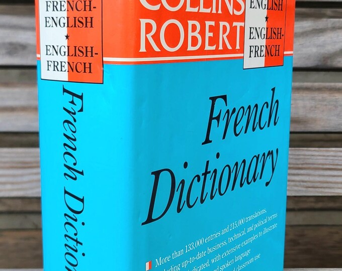 French English Dictionary/1993/harper Collins Robert/new Standard ...