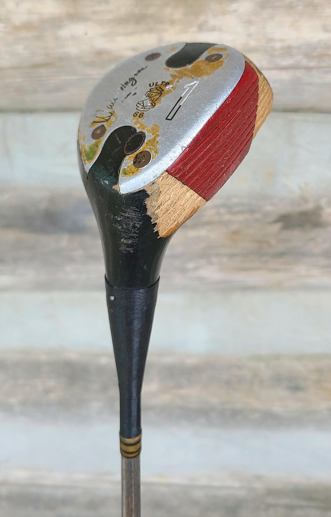 Vintage Wooden Golf Clubs/walter Hagen Ultra 66/1960s-1970s/driver ...