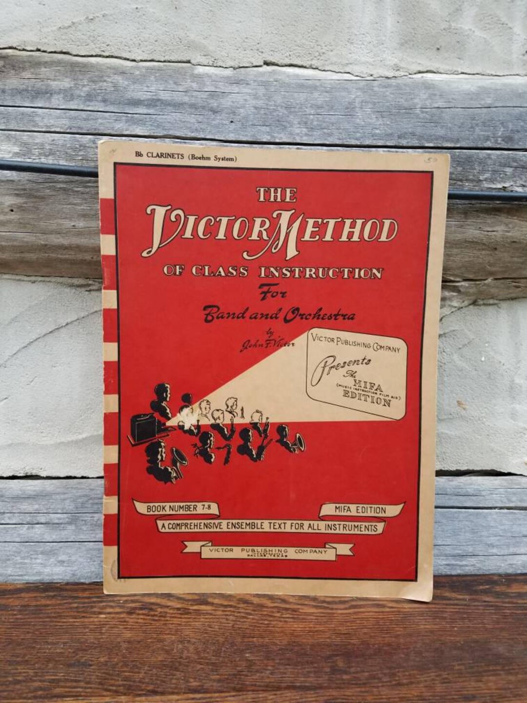 1940's Vintage Sheet Music Victor Method of Class Instruction - Band ...