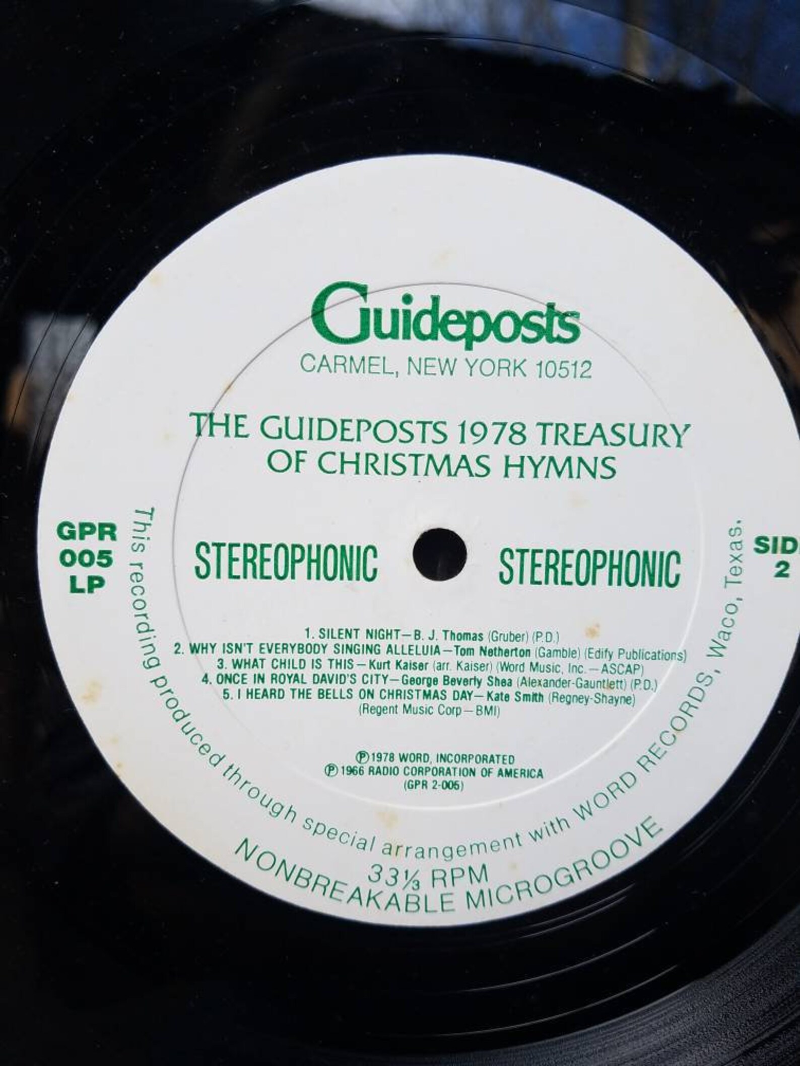 Vintage Christmas Record/guideposts 1978 Treasury of Christmas | Etsy