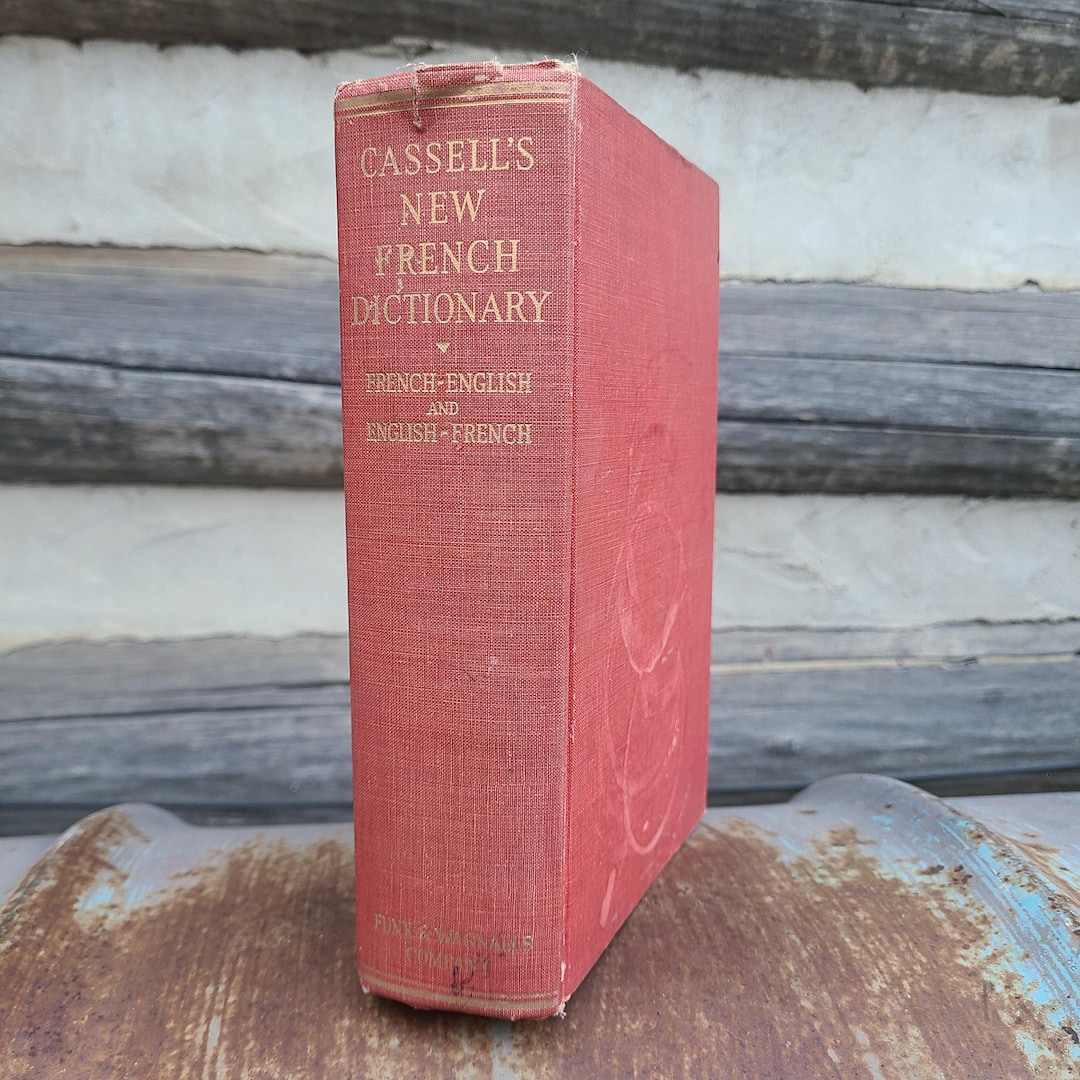 1951 French English Dictionary/english French/cassell's/1950's/vintage ...