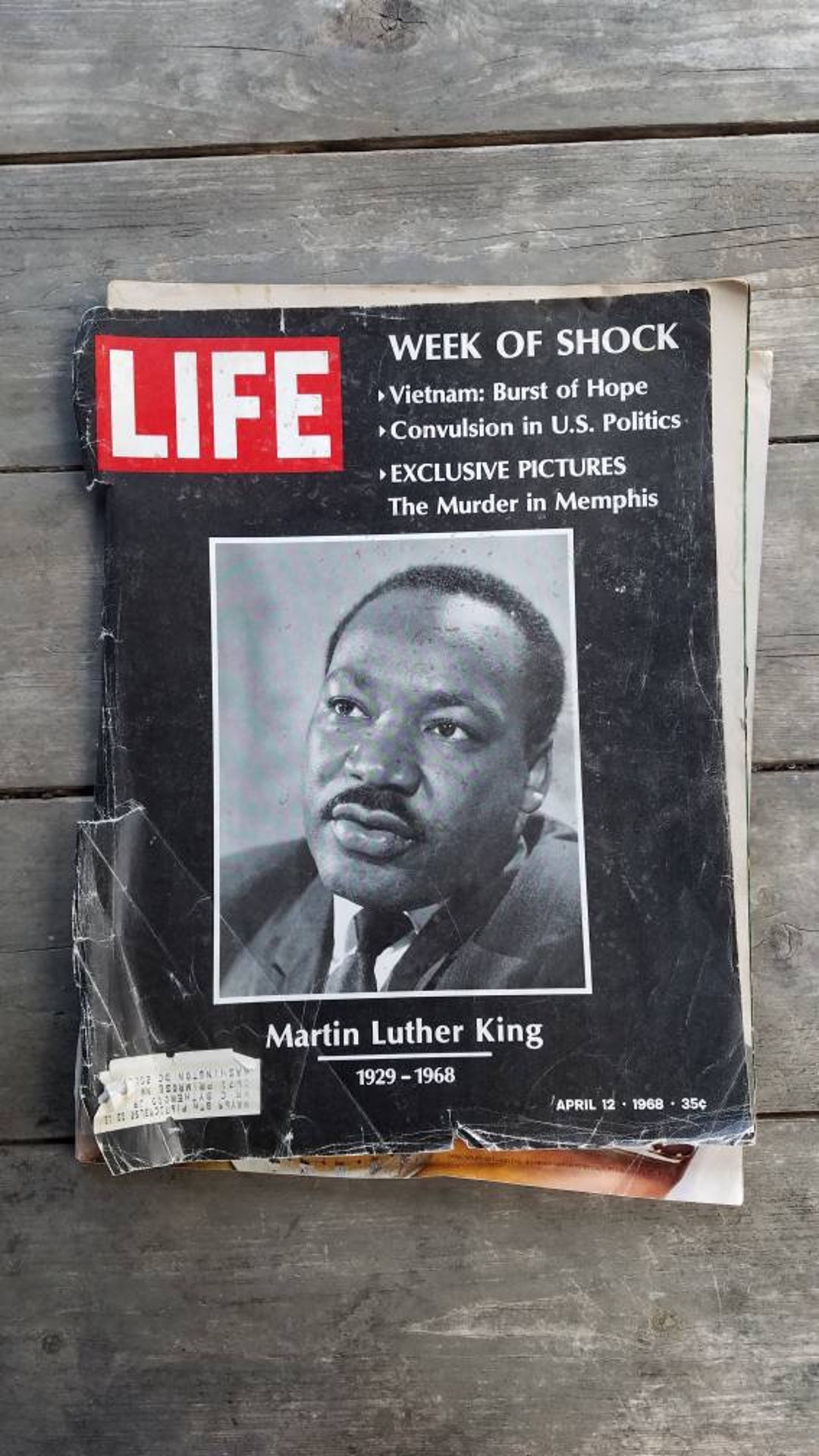 1968 LIFE Magazine Martin Luther King Murdered/american - Etsy