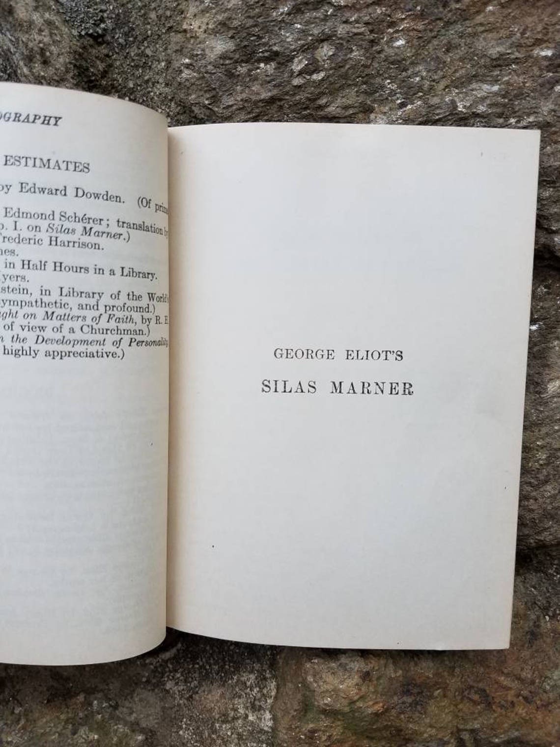 1928 Eliot's, Silas Marner~~ Vintage Book, Pocket Sized/ Classic Books ...