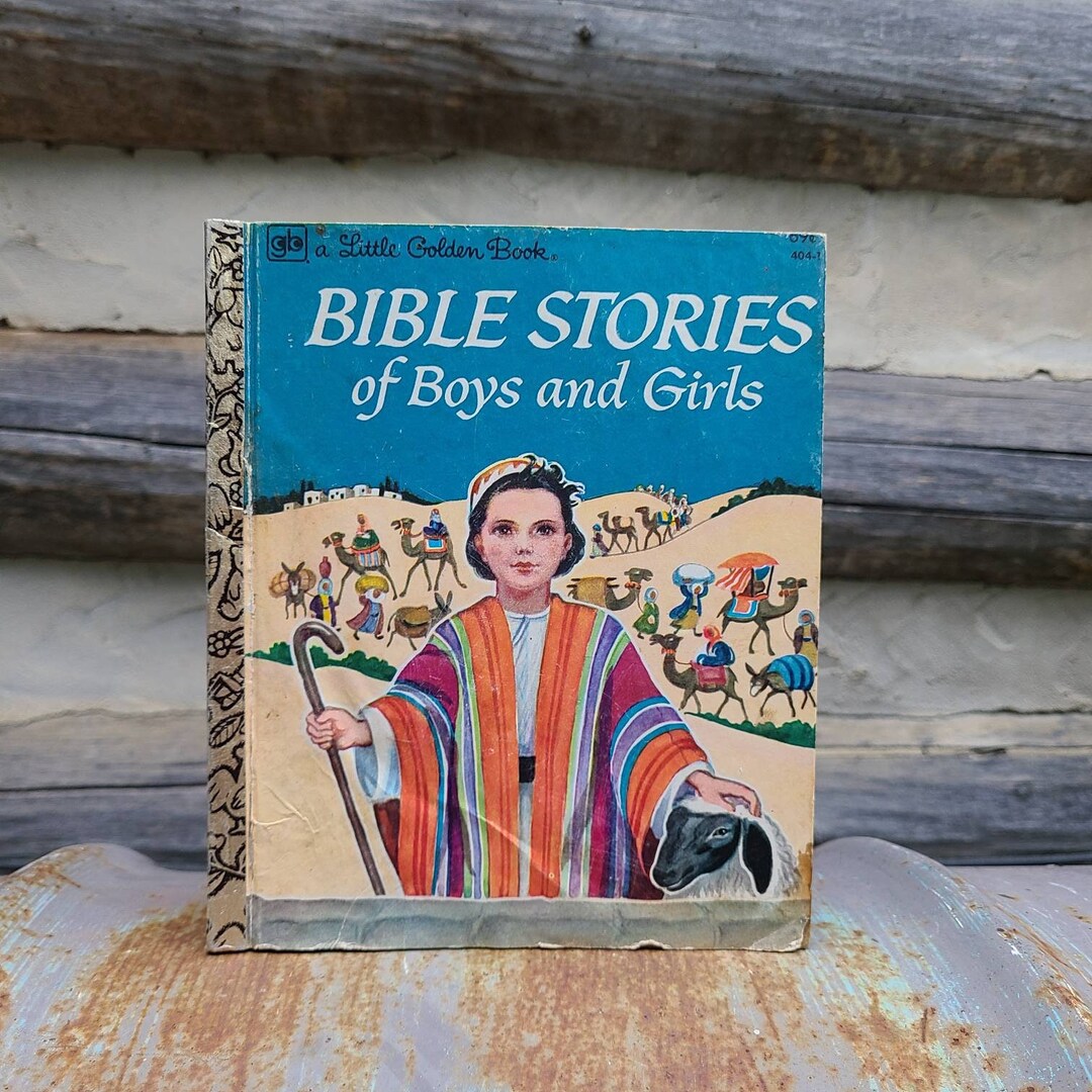 Bible Stories of Boys and Girls/vintage Christian Childrens Books ...