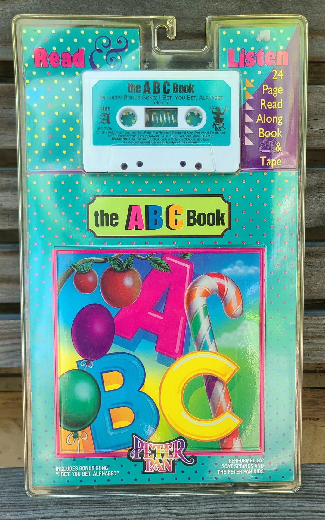 1993/the ABC Book/sealed/unopened/like New/cassette Tape and Book/read ...