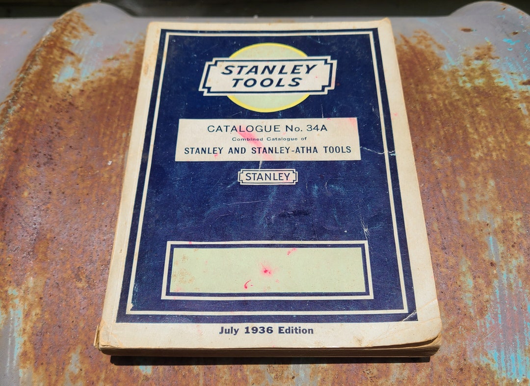 1936 Catalogue for Carpenters/mechanics/stanley Tools/no 34a/w/ Stanley ...