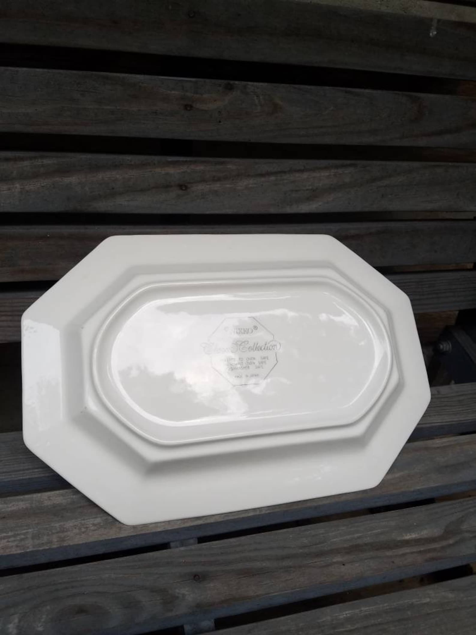 Nikko Classic Collection Octagonal Cream Colored Platter | Etsy