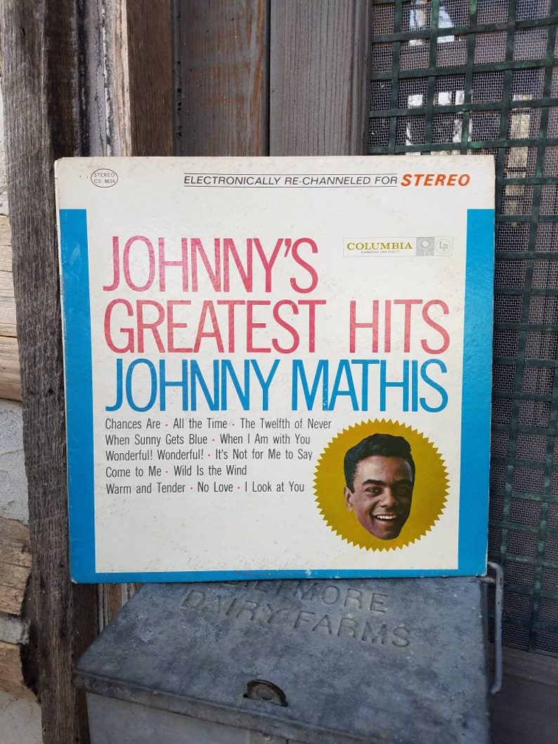 Johnny Mathis Greatest Hits/vintage/albums/columbia/1960s - Etsy