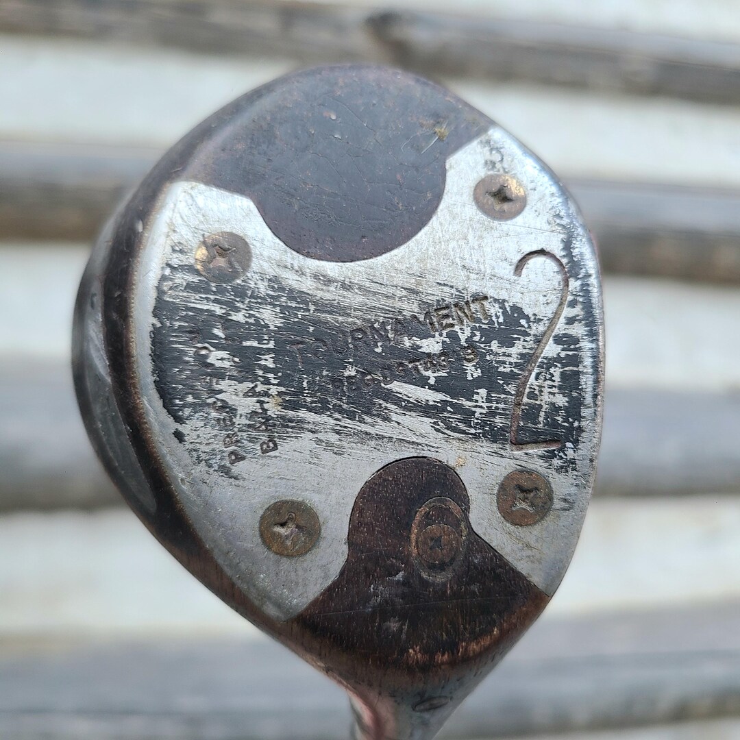 Vintage Golf Club/wooden/2 Wood/old Golfing Equipment/denny Shute ...