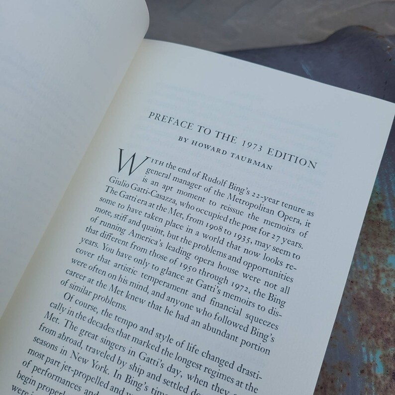 Memories of the Opera/giulio Gatti Casazza/opera - Etsy