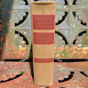1946/shakespeare Arranged for Modern Reading/vintage Shakespeare Books ...