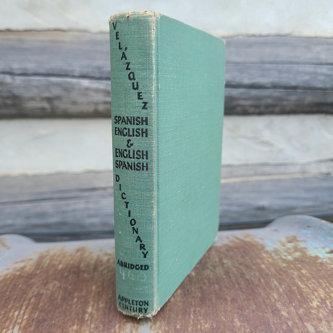 1943 Spanish English/english Spanish Dictionary-1940's/vintage Books ...