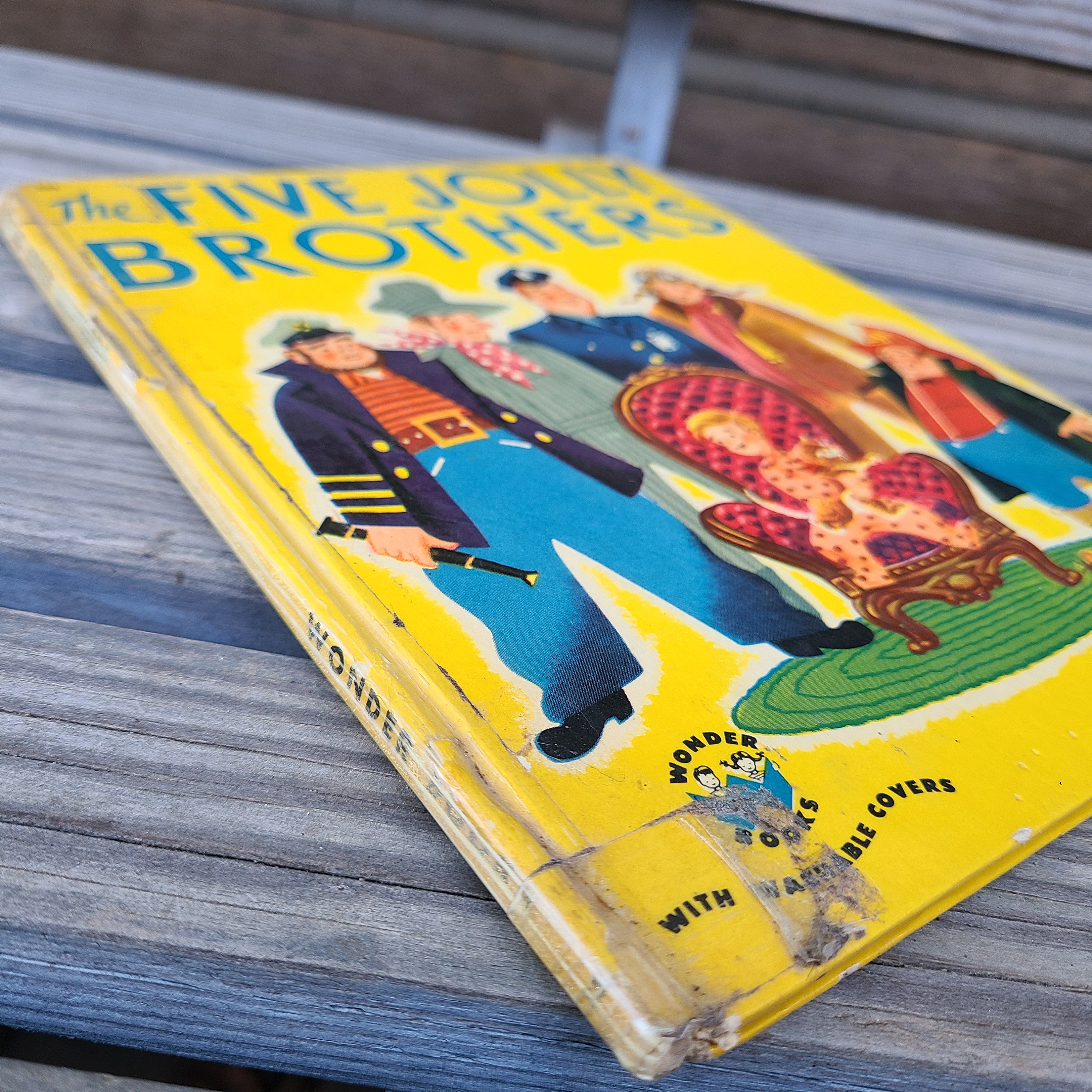 1950s Childrens Books/five Jolly Brothers/illustrated/vintage/hardcover ...