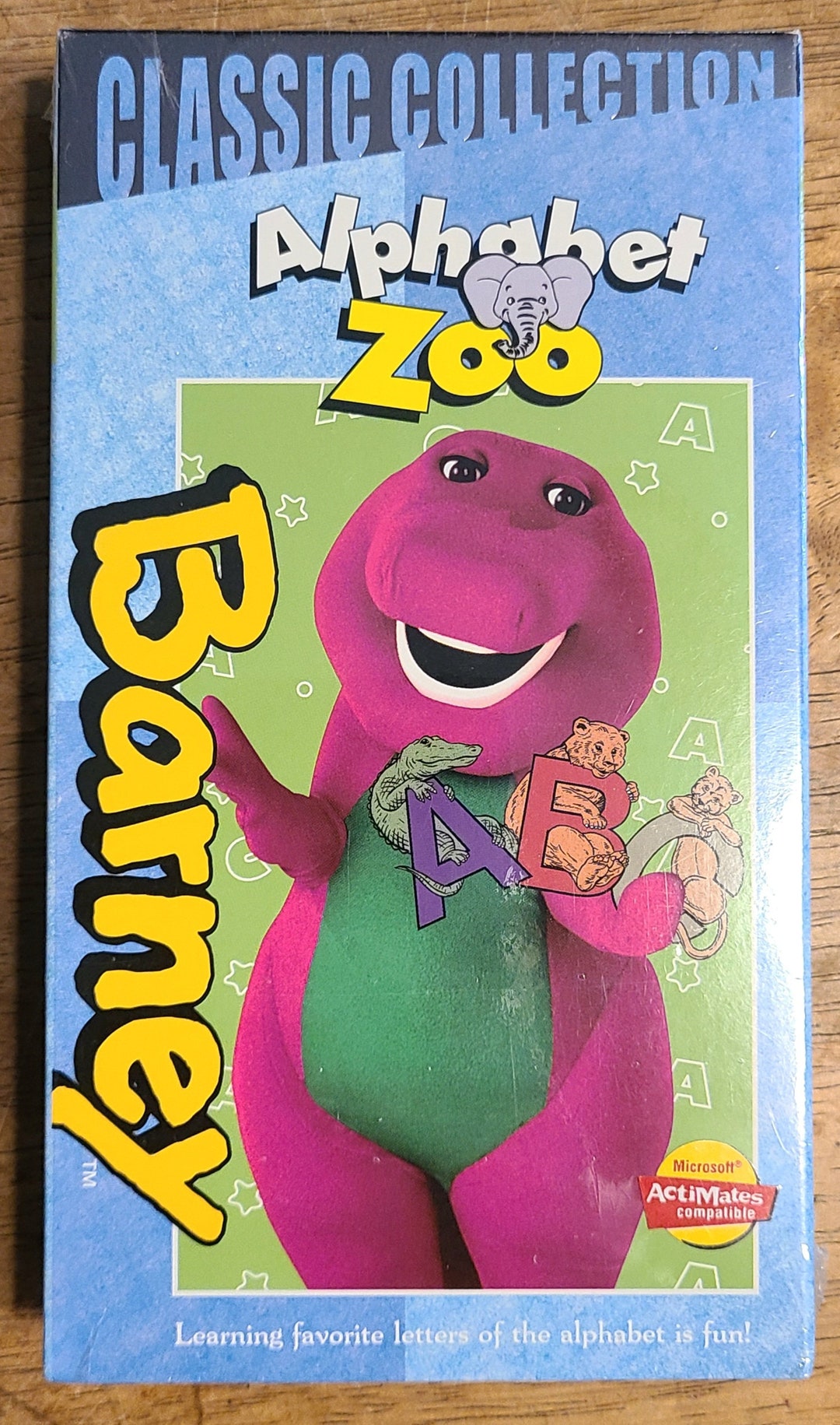 C 1999 NEW Barney VHS Tape/alphabet Zoo/classic Collection/1990s/90s ...