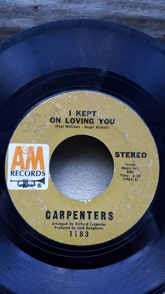 Carpenters 45 RPMS Vinyl Single/Vintage Records/I Kept on | Etsy