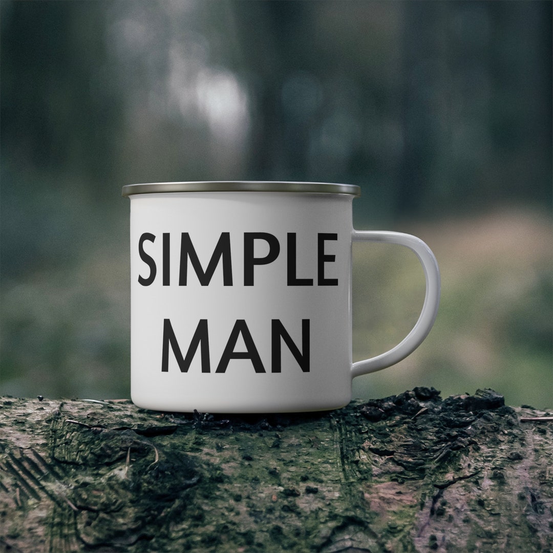 Enamel Camping Mug/simple Man/lynyrd Skynyrd/mugs/traditional/gift for ...