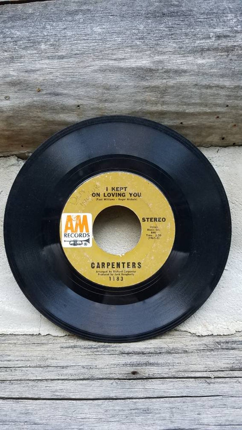 Carpenters 45 RPMS Vinyl Single/vintage Records/i Kept on - Etsy