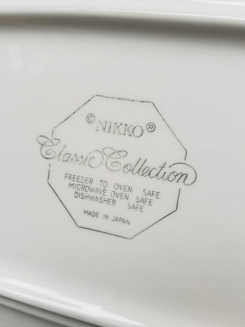 Nikko Classic Collection Octagonal Cream Colored Platter - Etsy
