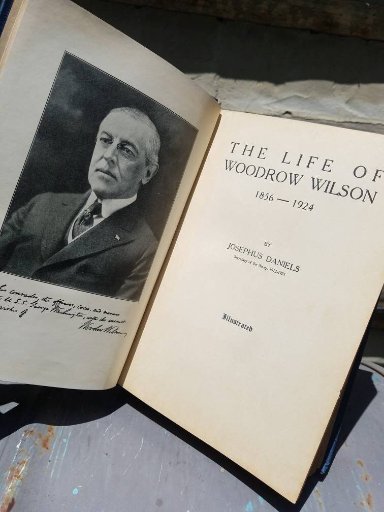Woodrow Wilson Books/antique American History | Etsy