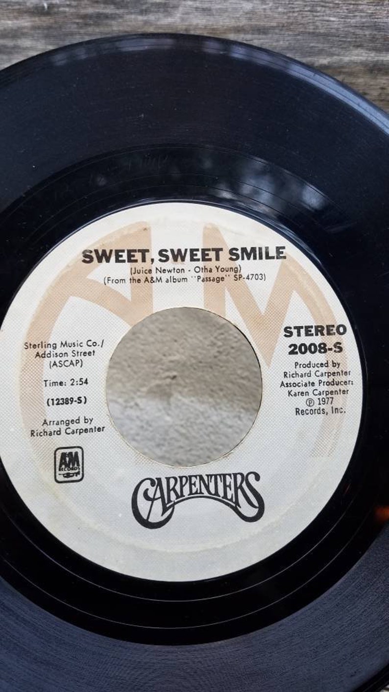 Carpenters 45 RPMS Vinyl Single/vintage Records/i Kept on - Etsy