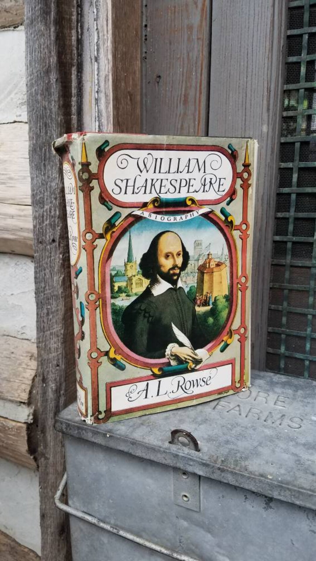 William Shakespeare Biography, First Edition, Vintage Book, A. L. Rowse ...