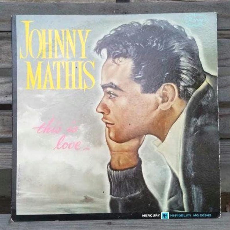 Johnny Mathis Albums/this is Love/mercury Records/1960s Vintage/vinyl ...