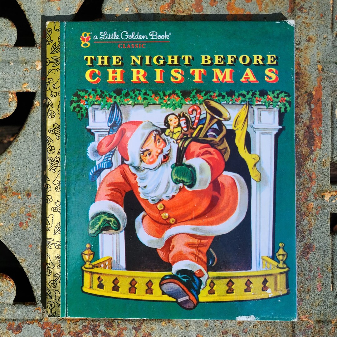 The Night Before Christmas/vintage Christmas Books/little Golden Books ...