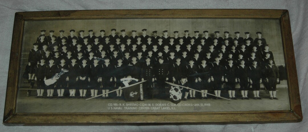 Navy Basic Training Graduation Photo, Company 183 - Jan 12, 1948. - Etsy