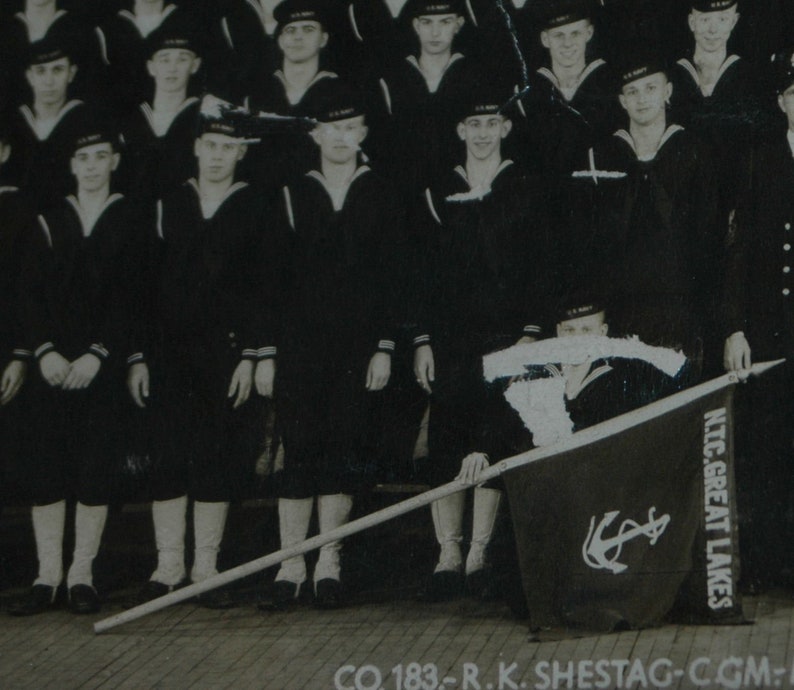 Navy Basic Training Graduation Photo, Company 183 - Jan 12, 1948. - Etsy