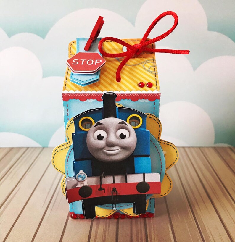 Thomas and Friends Party Favors Boxes Personalized Train | Etsy