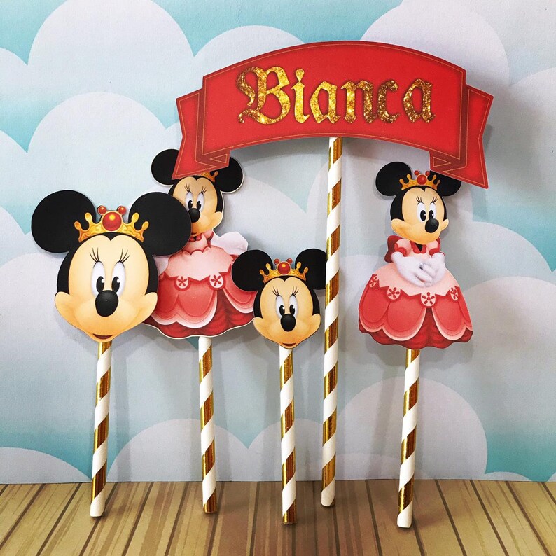 Princess Minnie Favor Box Royal Minnie Mouse Party Supplies | Etsy