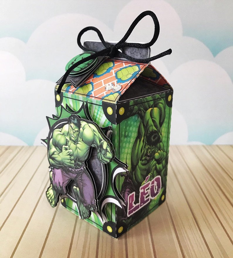 Hulk Party Favors Boxes Hulk Birthday Decoration Baby - Etsy Canada