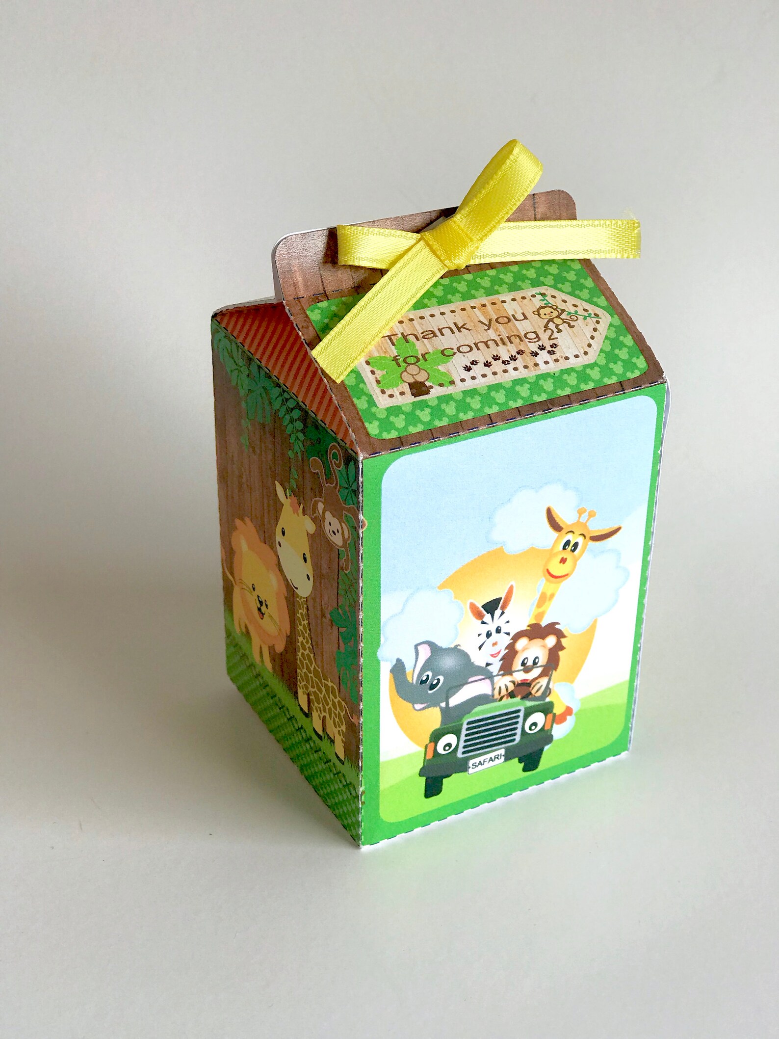 Safari Party Favor Box Safari Bags Safari Party Supplies - Etsy
