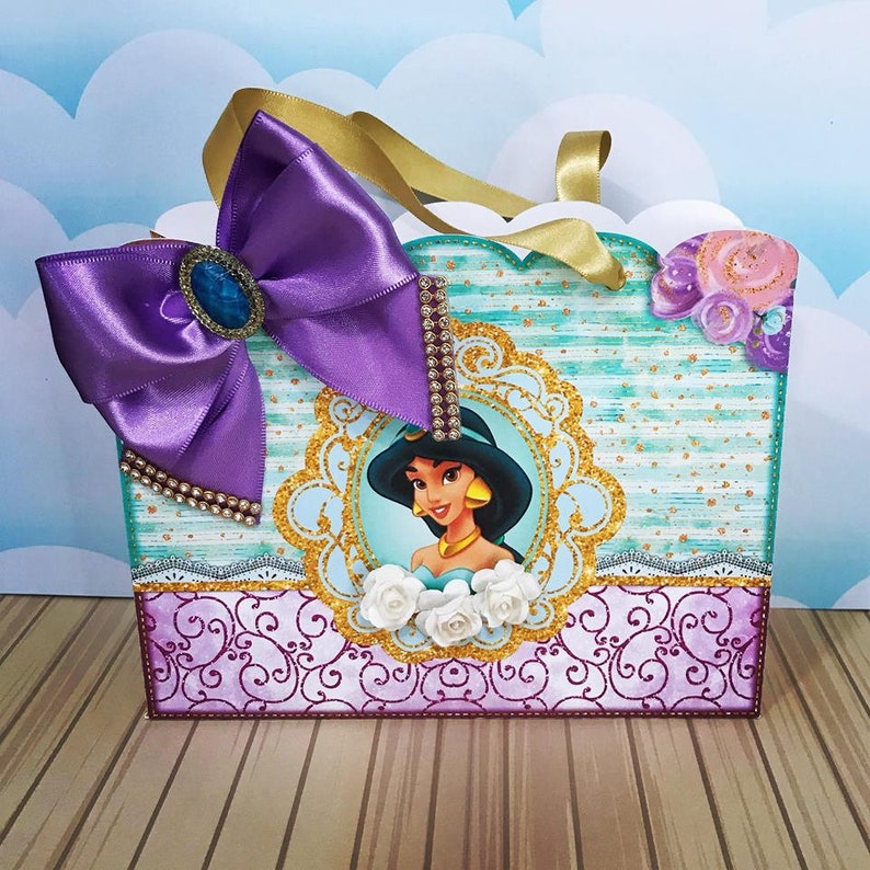 Princess Jasmine Party Favors Boxes Aladin Birthday - Etsy