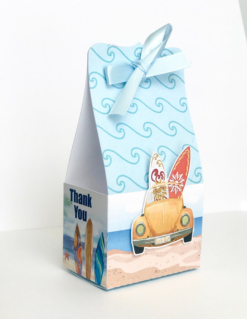 Surf Party Favor Surfer Party Box Beach Party Supplies - Etsy