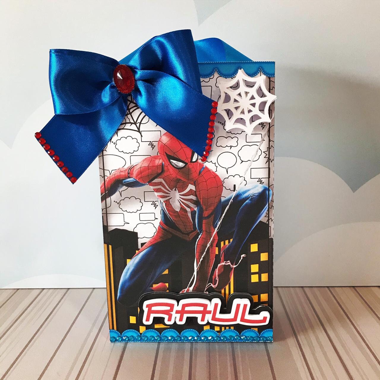 Spider Man Favor Box Party Supplies Spiderman Decor Baby - Etsy
