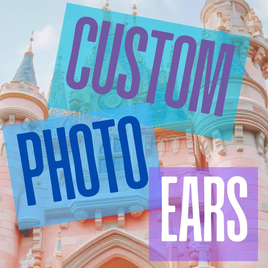 Custom Photo Mouse Ears: Personalized Sequin Bow Headband - Etsy