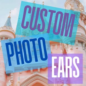 Custom Photo Mouse Ears: Personalized Sequin Bow Headband - Etsy